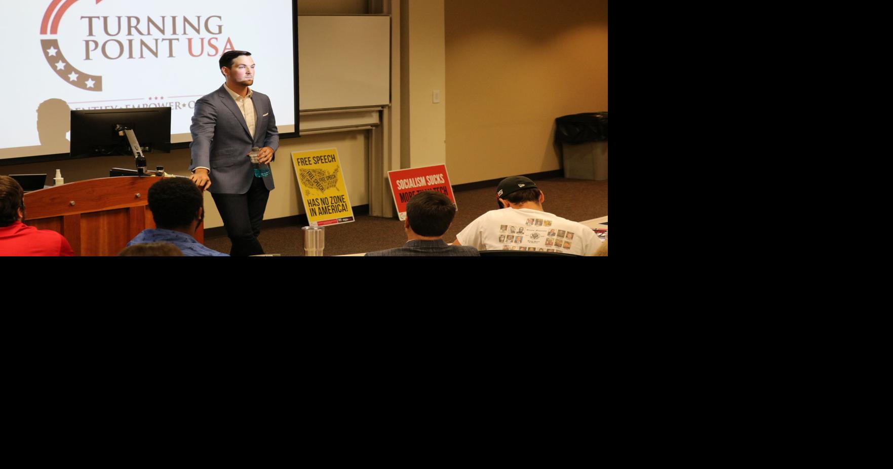 Turning Point USA at UGA hosts Cabot Phillips for his “Liberal ...