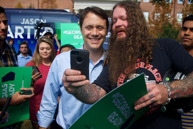 PHOTOS: Jason Carter – Gubenatorial candidate visits UGA | Rbtv ...
