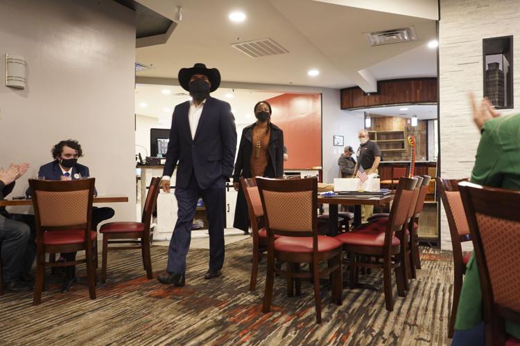 PHOTOS: Inside Congressional candidate Pandy's election night watch ...