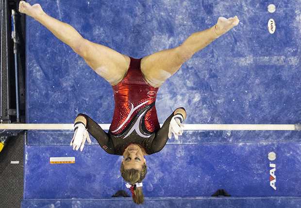 Georgia Gymnastics versus Louisiana State University | | redandblack.com