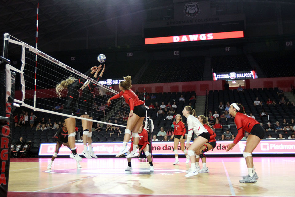 PHOTOS: UGA Volleyball hosts alumni game, scrimmage | Multimedia ...