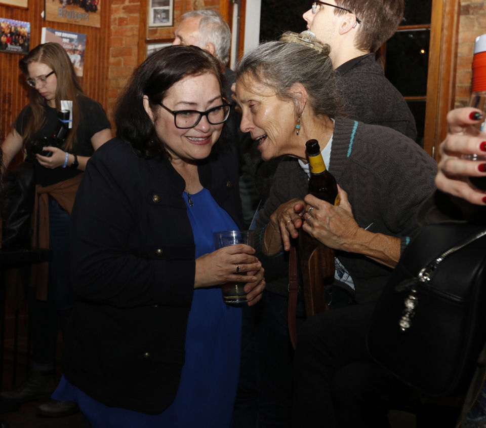 PHOTOS: Election Night with Deborah Gonzalez | Multimedia | redandblack.com