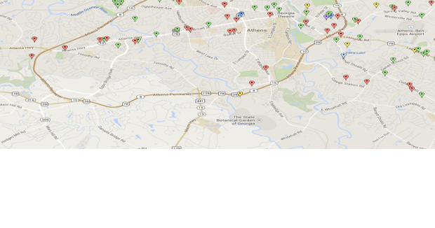 Athens crime map, May 19 - 25 | Maps | redandblack.com