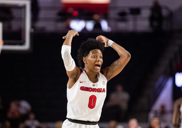 Taja Cole sets tone with passing and defensive prowess for Georgia ...