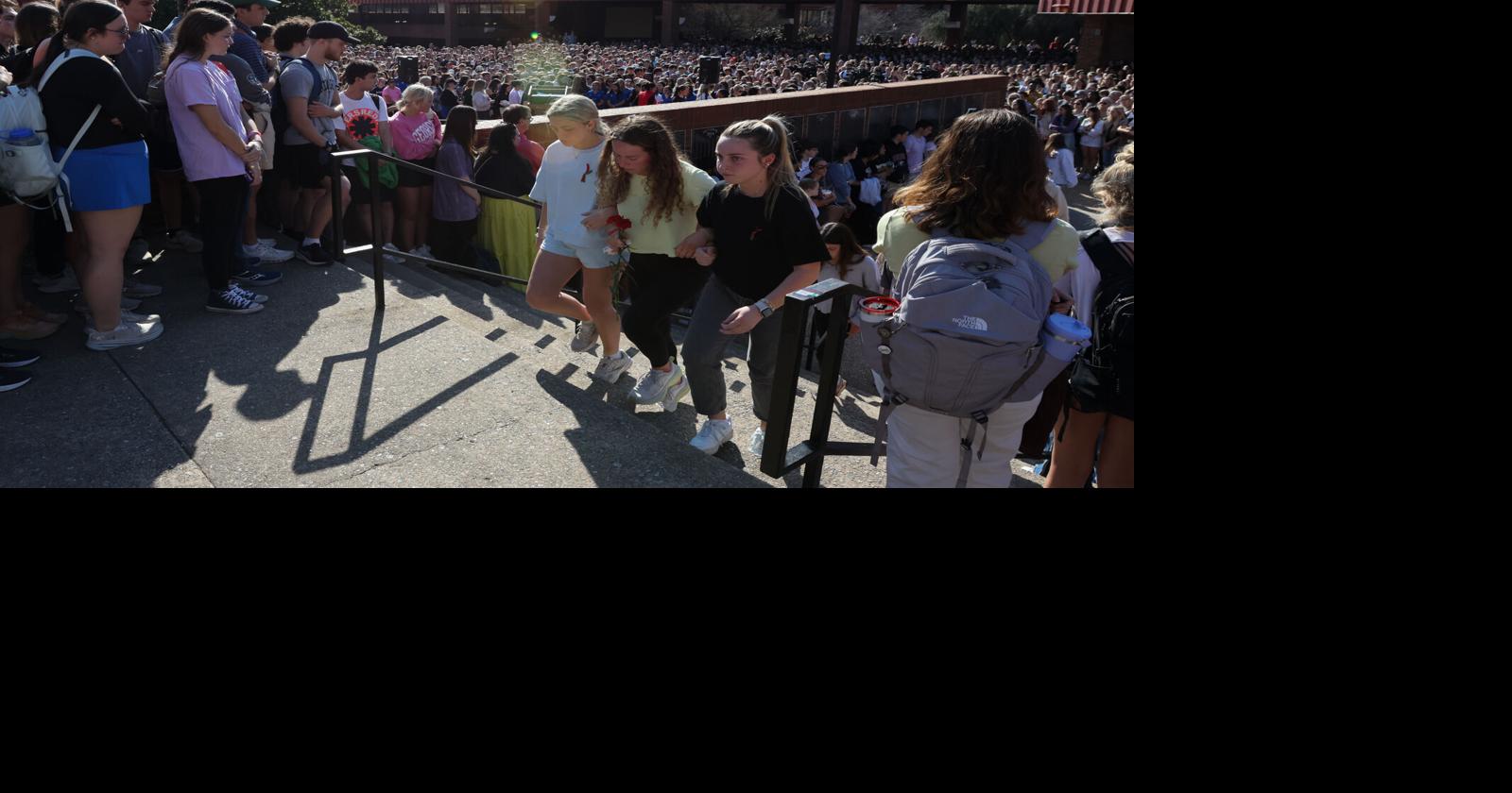 UGA community honors Laken Riley and Wyatt Banks with vigil | Campus ...