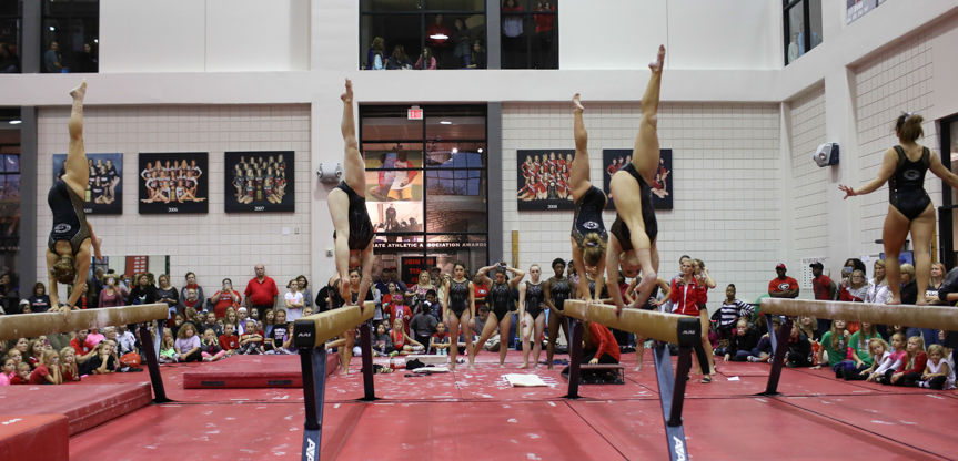 UGA Gymnastics Pumpkin Peek 2015 | Photo Galleries | redandblack.com