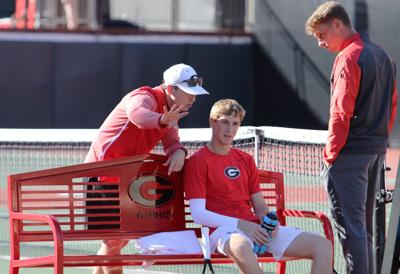 Georgia men's tennis sophomore Robert Loeb out with a stress reaction ...