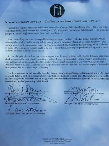 Smoking ban protest in Tate Plaza | Rbtv | redandblack.com