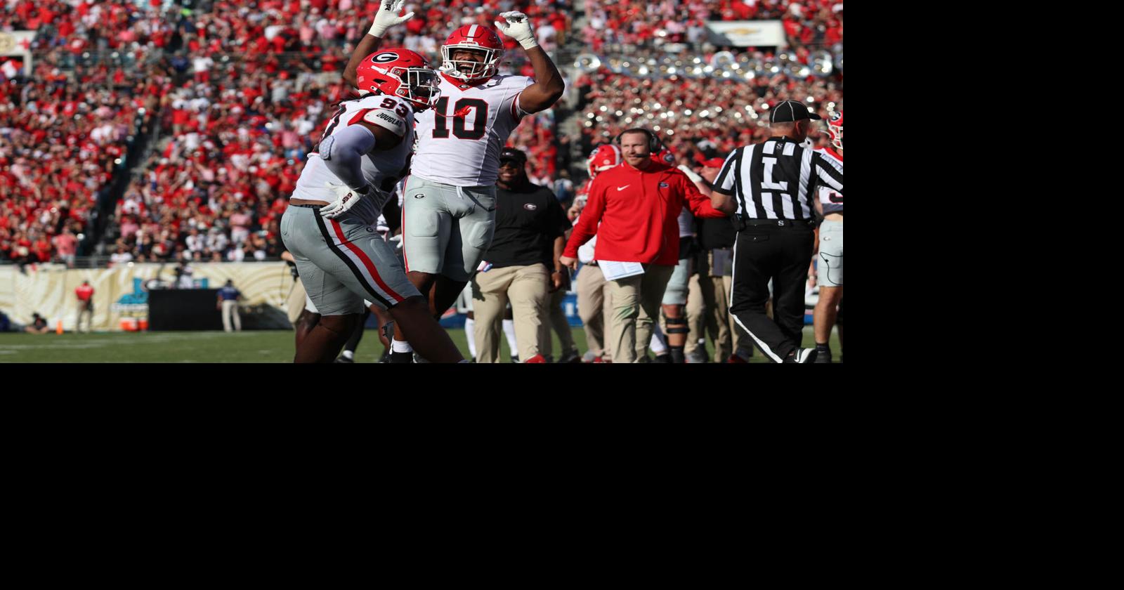 Georgia football defense swamps Florida in annual rivalry game ...