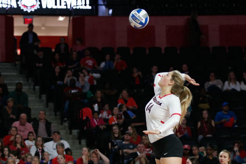 Georgia volleyball's opposite hitter faces unique technical challenges ...