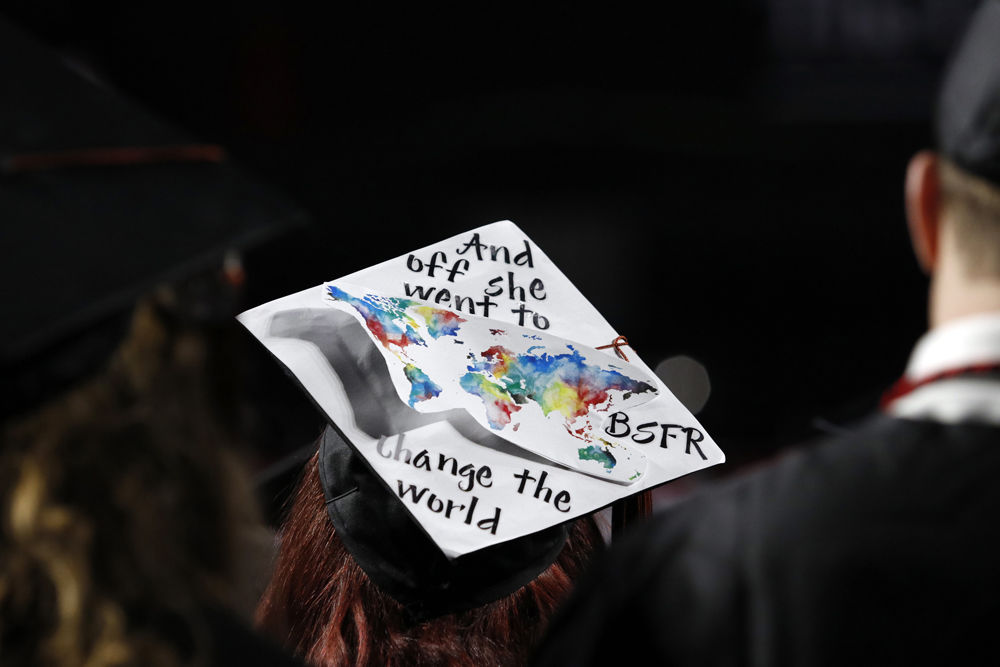 PHOTOS: Caps and creativity: Decorated graduation caps from UGA fall ...