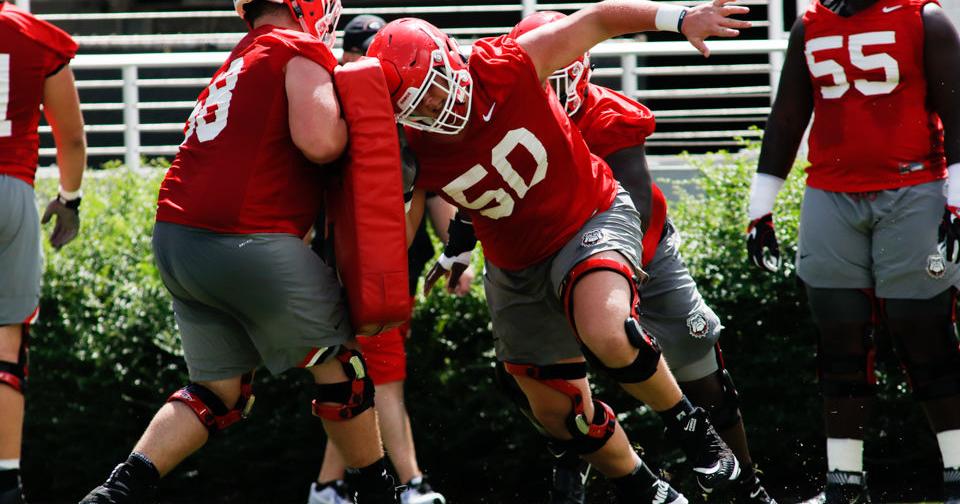 Georgia offensive line contending with high expectations in 2018 ...