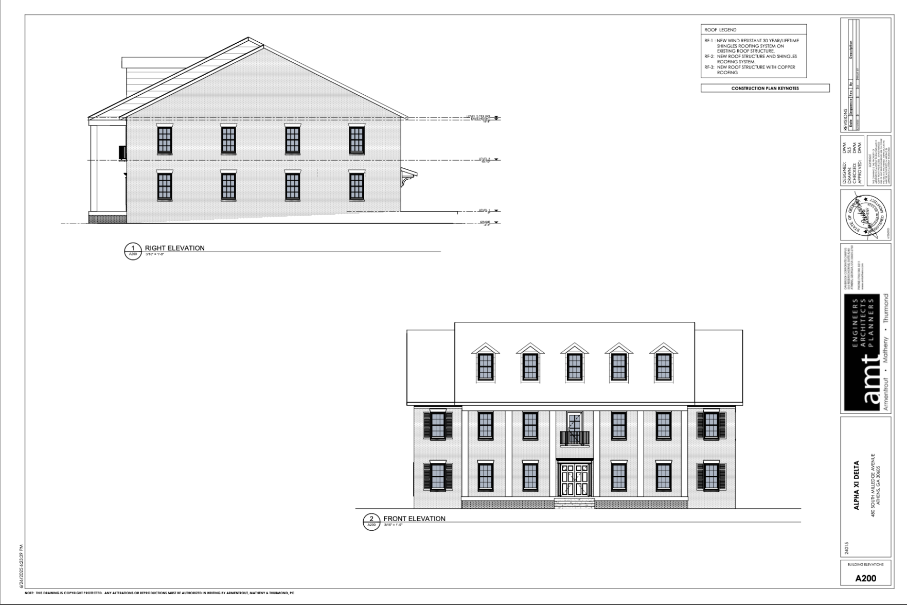 Metal + Petal heads design of upcoming Alpha Xi Delta sorority house ...