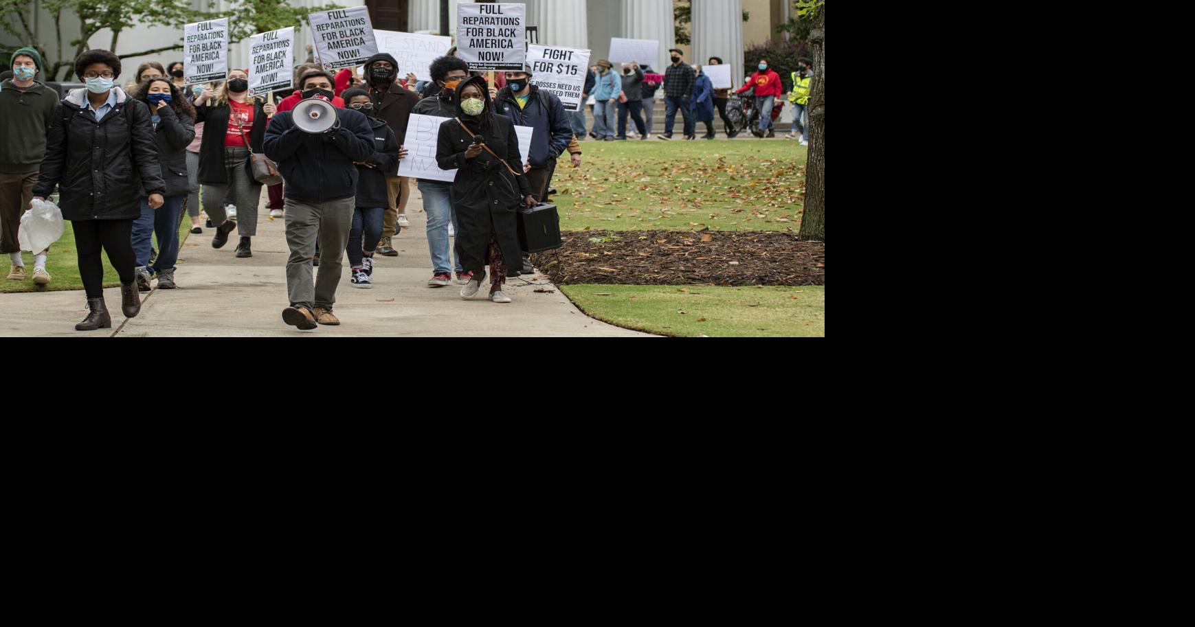 PHOTOS: 'Beyond Baldwin' hosts protest and march at the Arch ...