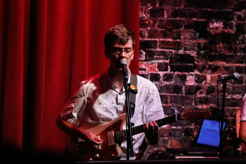 Elijah Johnston with Lane Marie and Annie Leeth at the 40 Watt Club ...