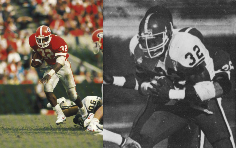 Ranking the top 10 running backs in Georgia football history | Football ...