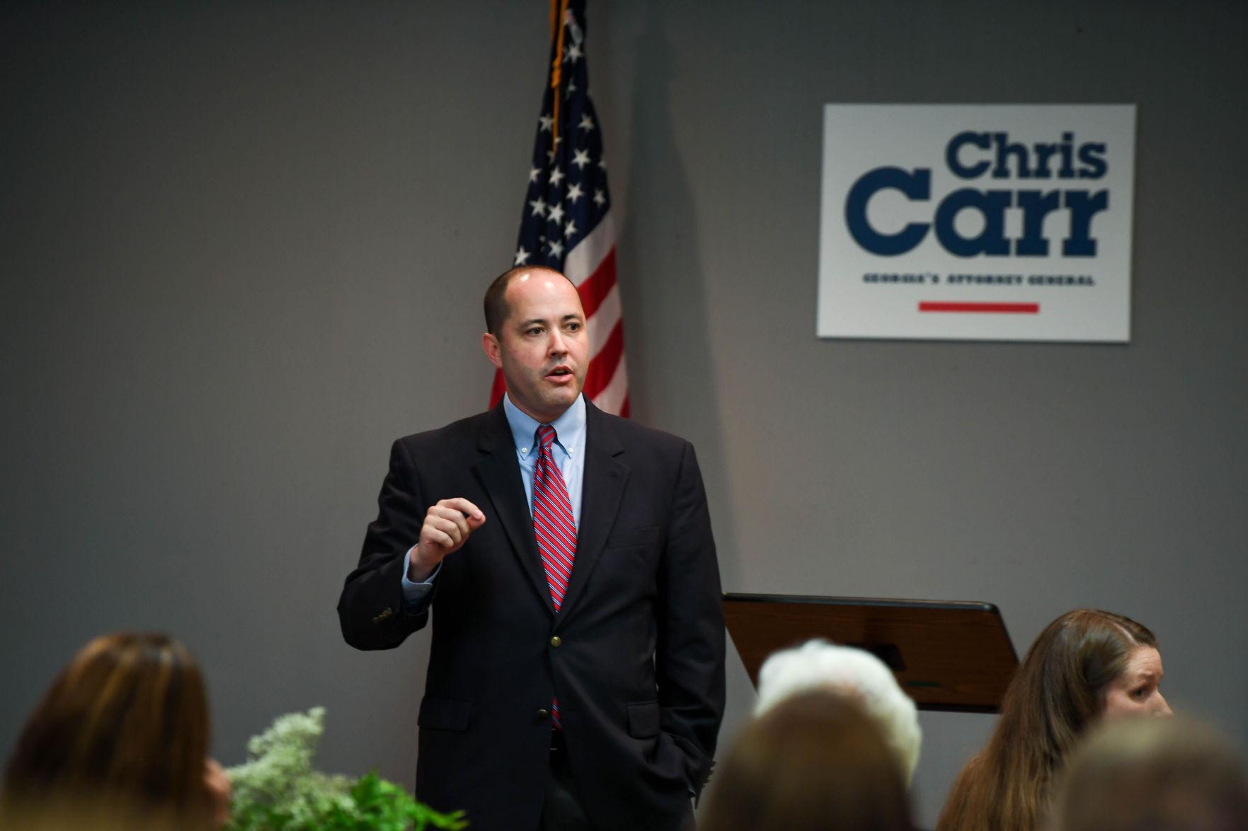 Current attorney general Chris Carr defends position, runs for full ...