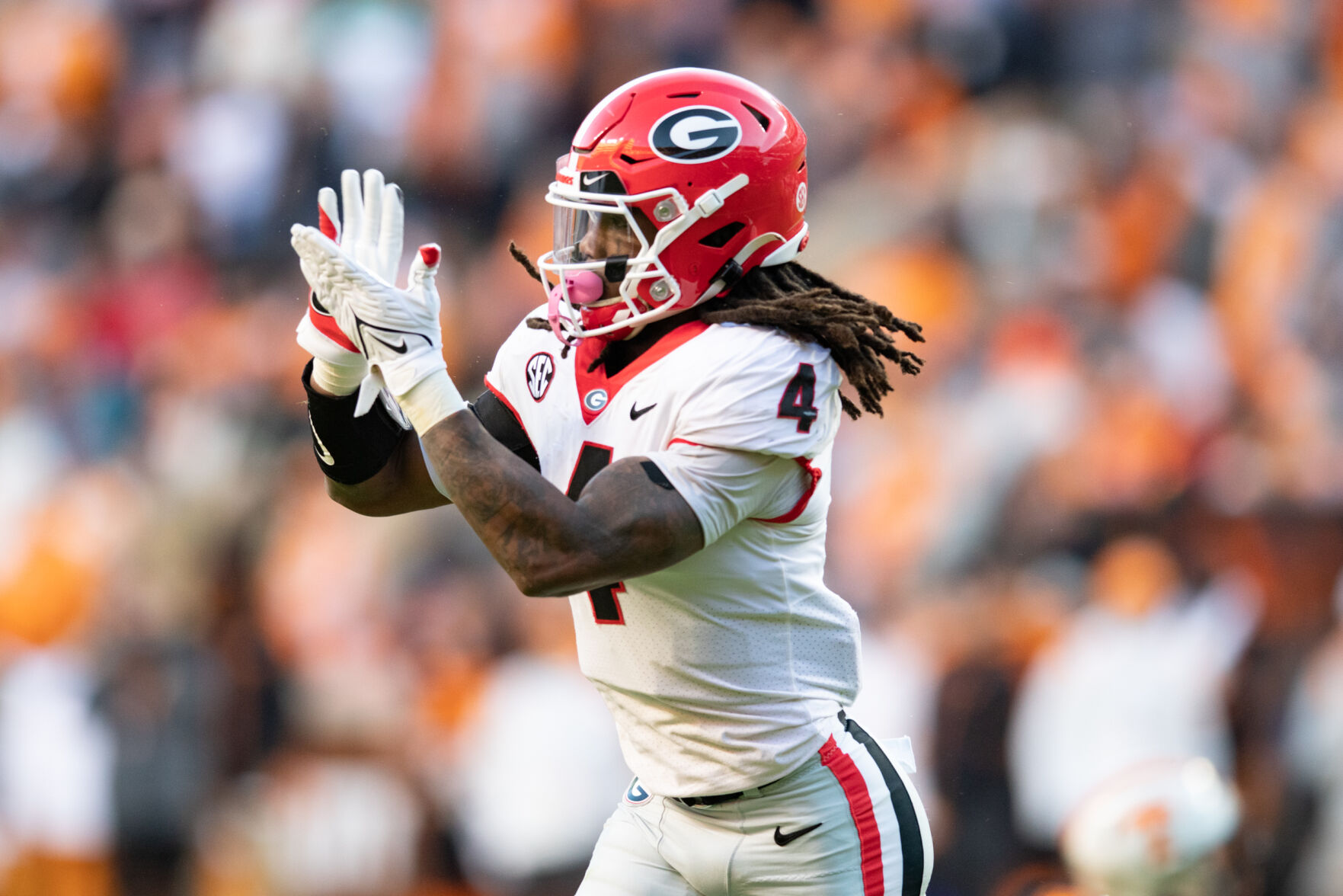 James Cook shows versatility in win over Tennessee Georgia Sports redandblack