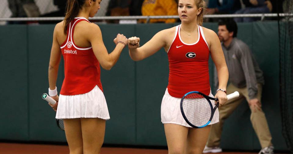 Georgia women's tennis' Morgan Coppoc, Elena Christofi seeking to ...