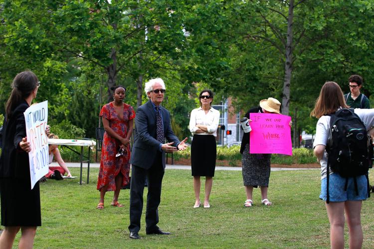 PHOTOS: United Campus Workers of Georgia rally for Irami Osei-Frimpong ...