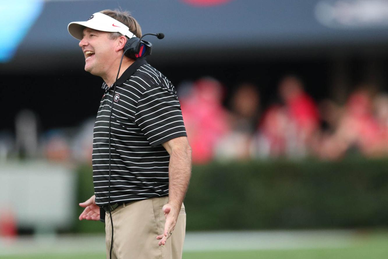 Georgia football coach Kirby Smart discusses growing pains with ...