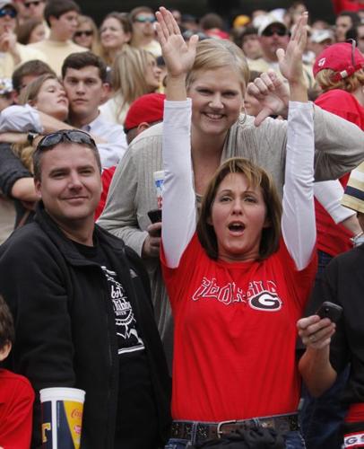 PHOTO GALLERY: Fan Reactions at Georgia v. Georgia Tech | Georgia ...
