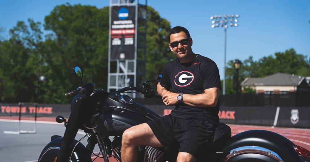 Track and field head coach Petros Kyprianou makes an 11-day 'Ride for a ...