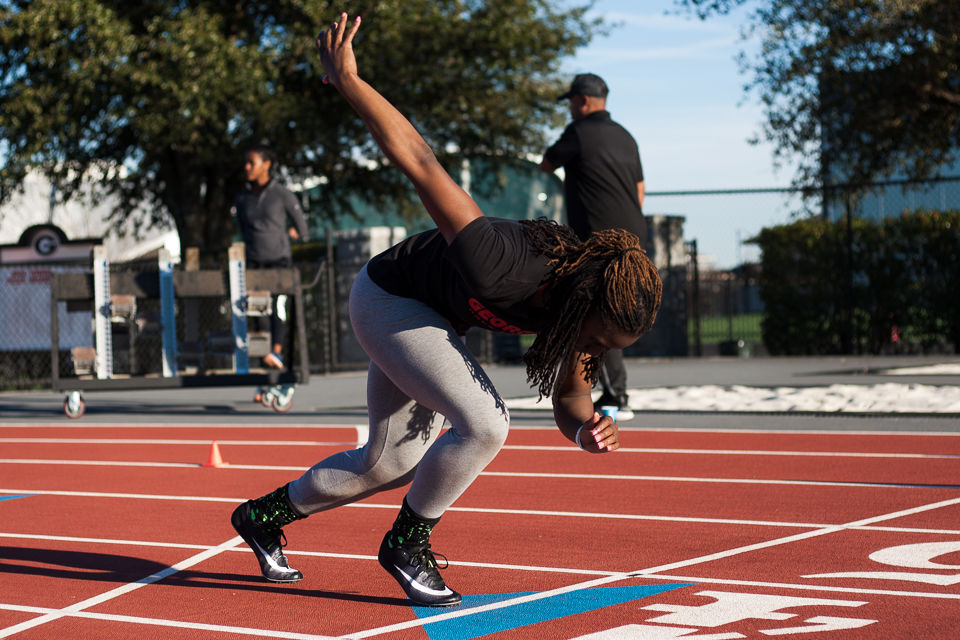 Freshman Lynna Irby brings decorated past to Georgia track and field ...