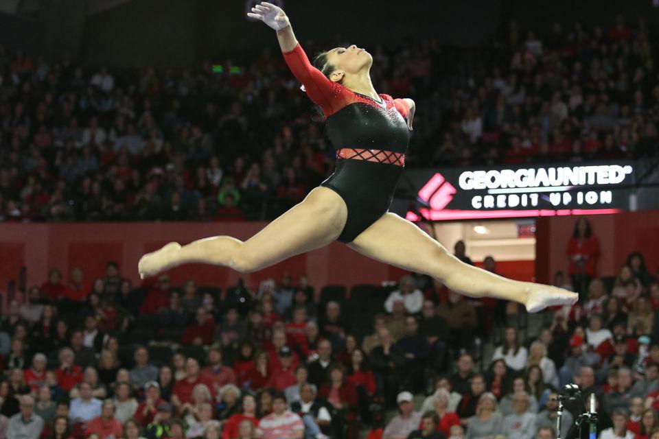 Georgia gymnastics posts 197 in dominant win over Iowa State ...