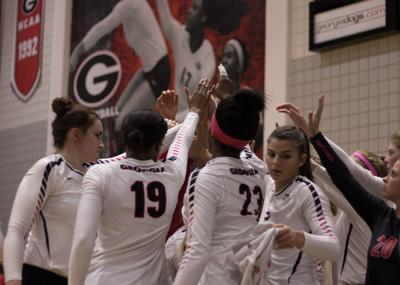Georgia volleyball team enjoys Thanksgiving together | Georgia Sports ...
