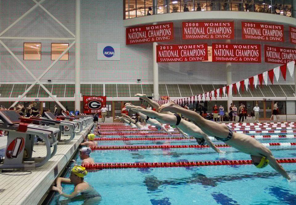 PHOTOS: UGA Swimming and Diving vs. LSU | Multimedia | redandblack.com