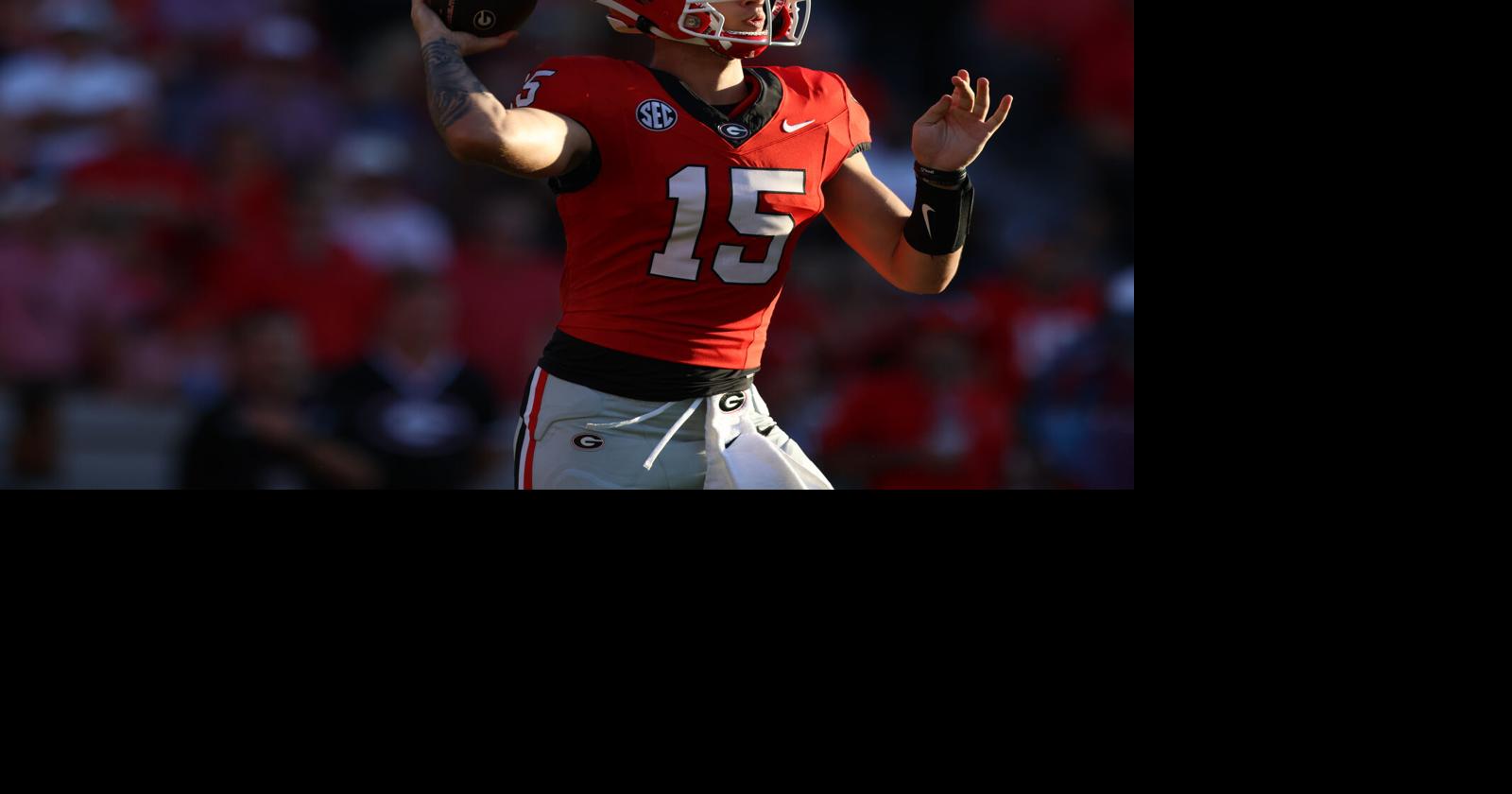 Carson Beck overcomes first game jitters in season opener | Gameday ...