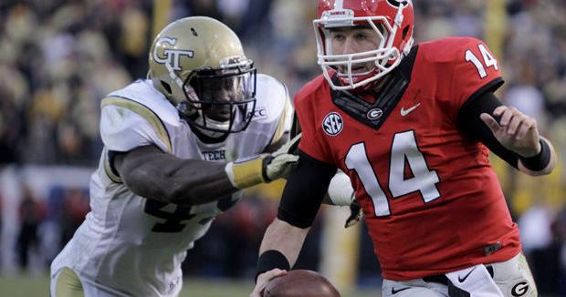 Hutson Mason restless in first start for the Bulldogs | Georgia Sports ...