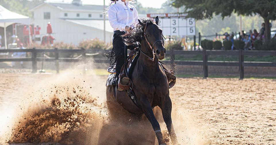 Taylor Staton finds family on Georgia equestrian team | Georgia Sports ...