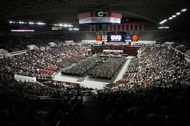 PHOTOS: A look back at UGA's commencement ceremonies through the years ...