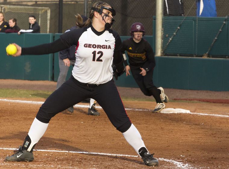 Georgia Softball versus Winthrop | Photo Galleries | redandblack.com