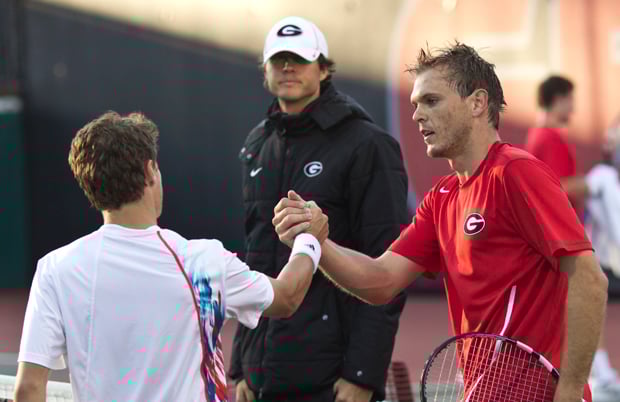 Georgia men's tennis team wins, SEC home opener 4-1, over Mississippi ...