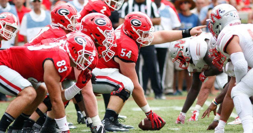 Offensive line struggles controlling line of scrimmage against Nicholls ...