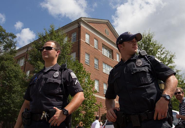 Hollow words: UGA police respond quickly to MLC violence threat ...