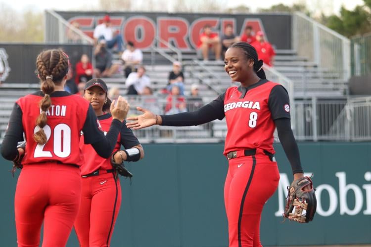 PHOTOS: Georgia softball wins with a walk off against Clemson ...