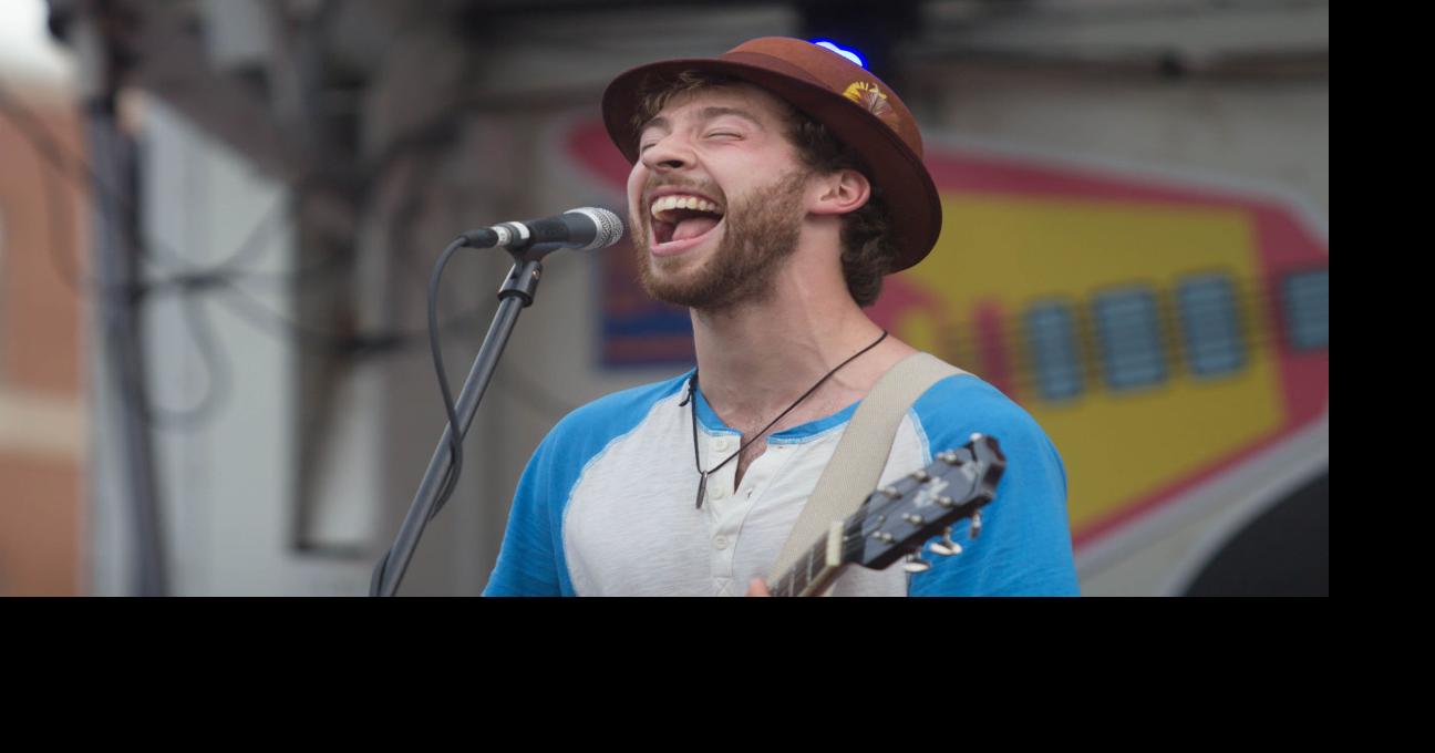Sam Burchfield shows off confident voice at AthFest on Friday night ...