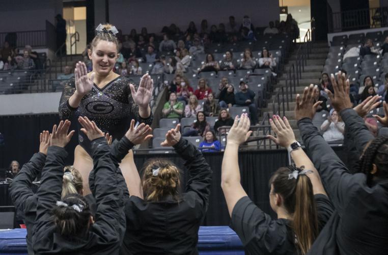 PHOTOS: Georgia gymnastics competes in the SEC Championship ...