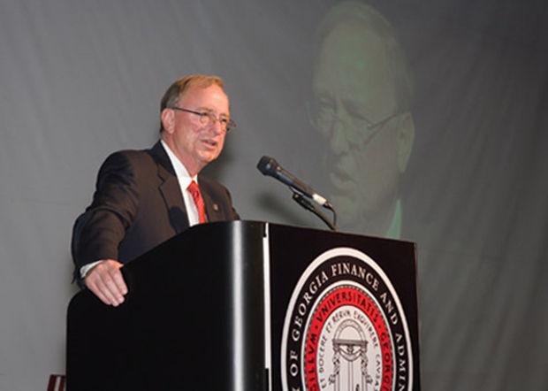 Hank Huckaby, chancellor of University System of Georgia, announces ...