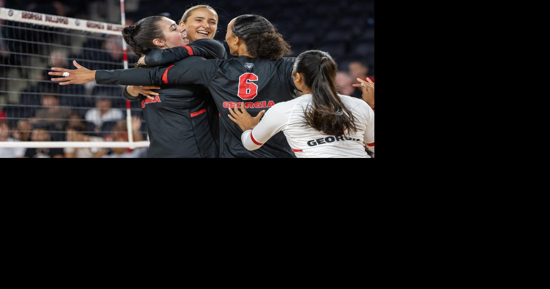 Georgia volleyball remains perfect after pair of wins | Georgia Sports ...