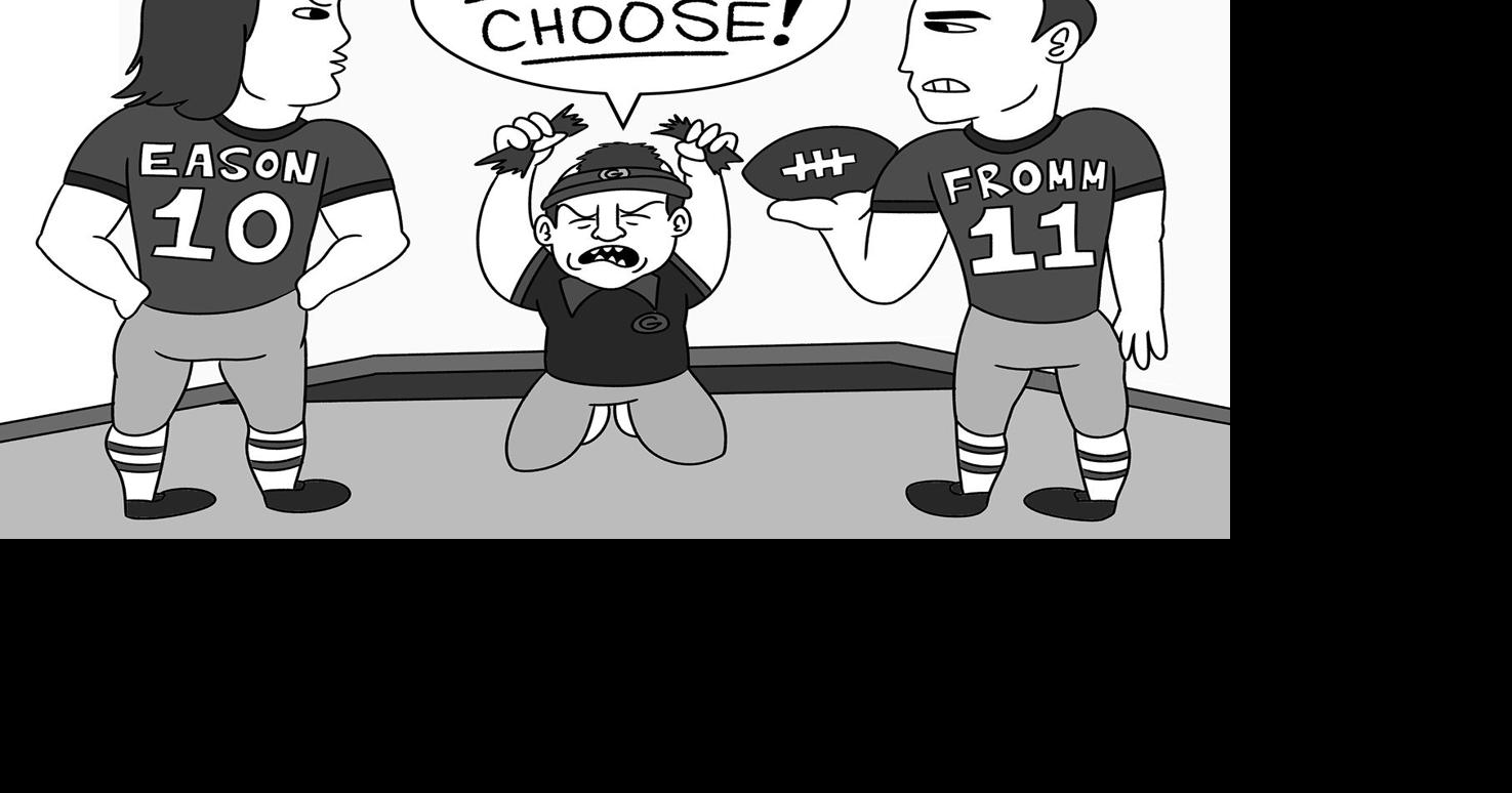 CARTOON: Eason vs. Fromm | Opinion | redandblack.com