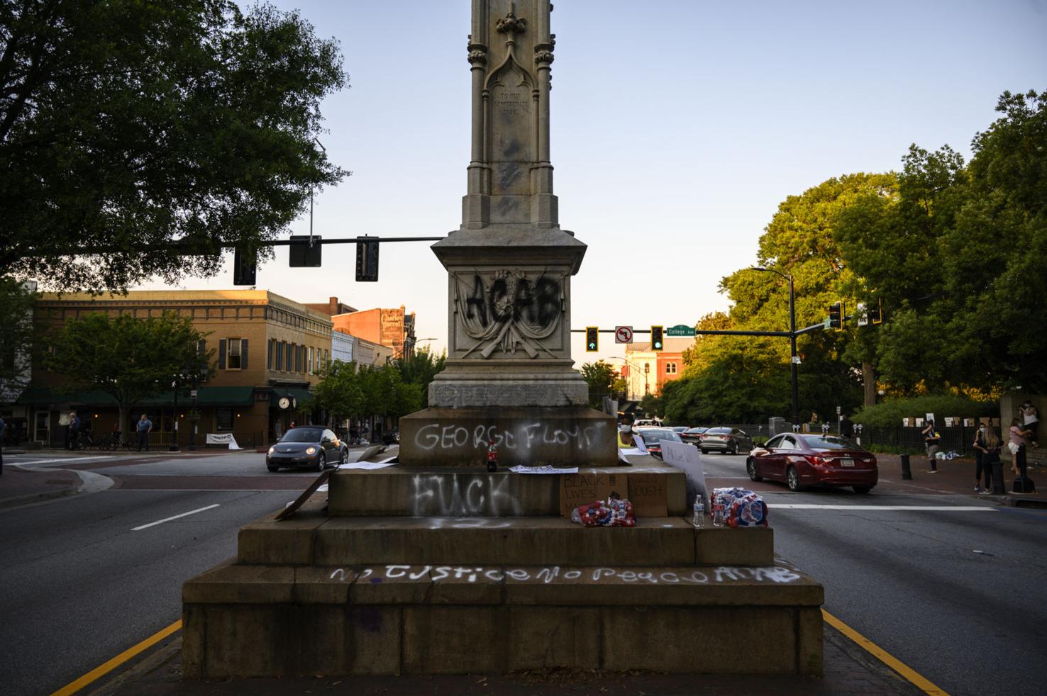 Confederate group files suit to block removal of monument in downtown ...
