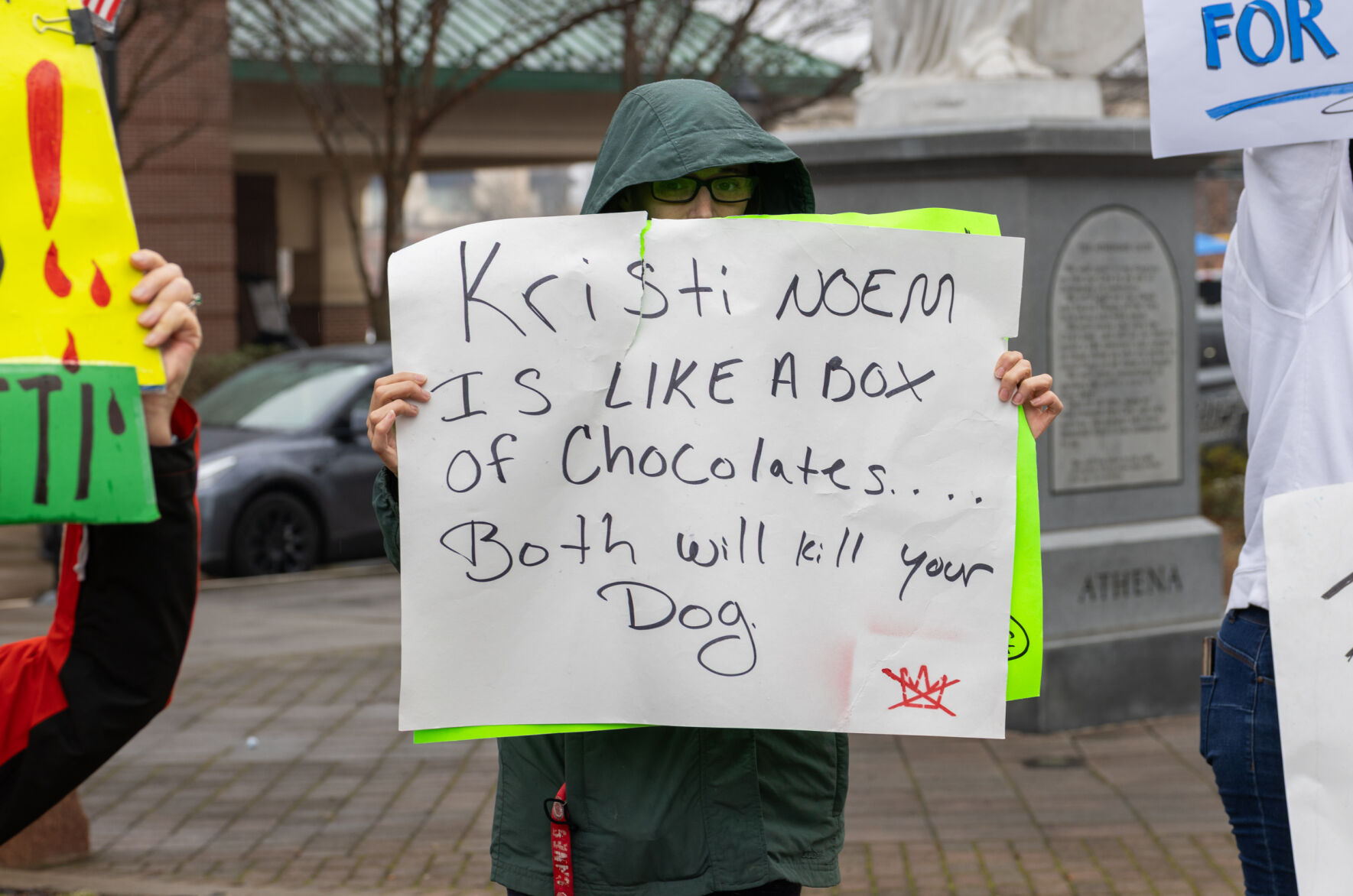 PHOTOS: Demonstration opposing Customs and Border Protection at UGA ...