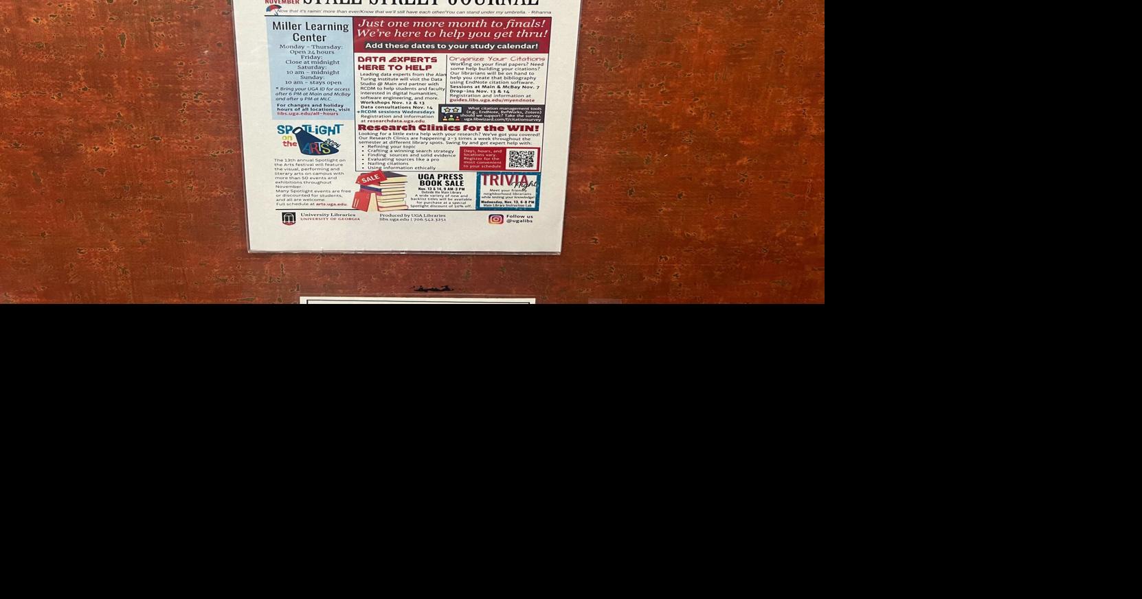 The Stall Street Journal: A publication in UGA's bathroom stalls | Arts ...