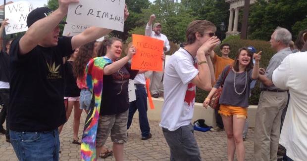 Marijuana legalization supporters rally at Athens City Hall | Campus ...