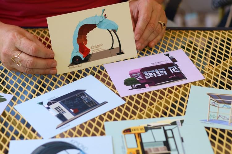 Local artist Allison Ward pays homage to Athens bus stops | Arts ...